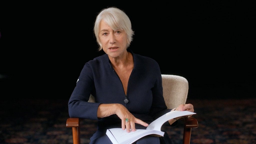 Breaking Down a Script | Helen Mirren Teaches Acting | MasterClass
